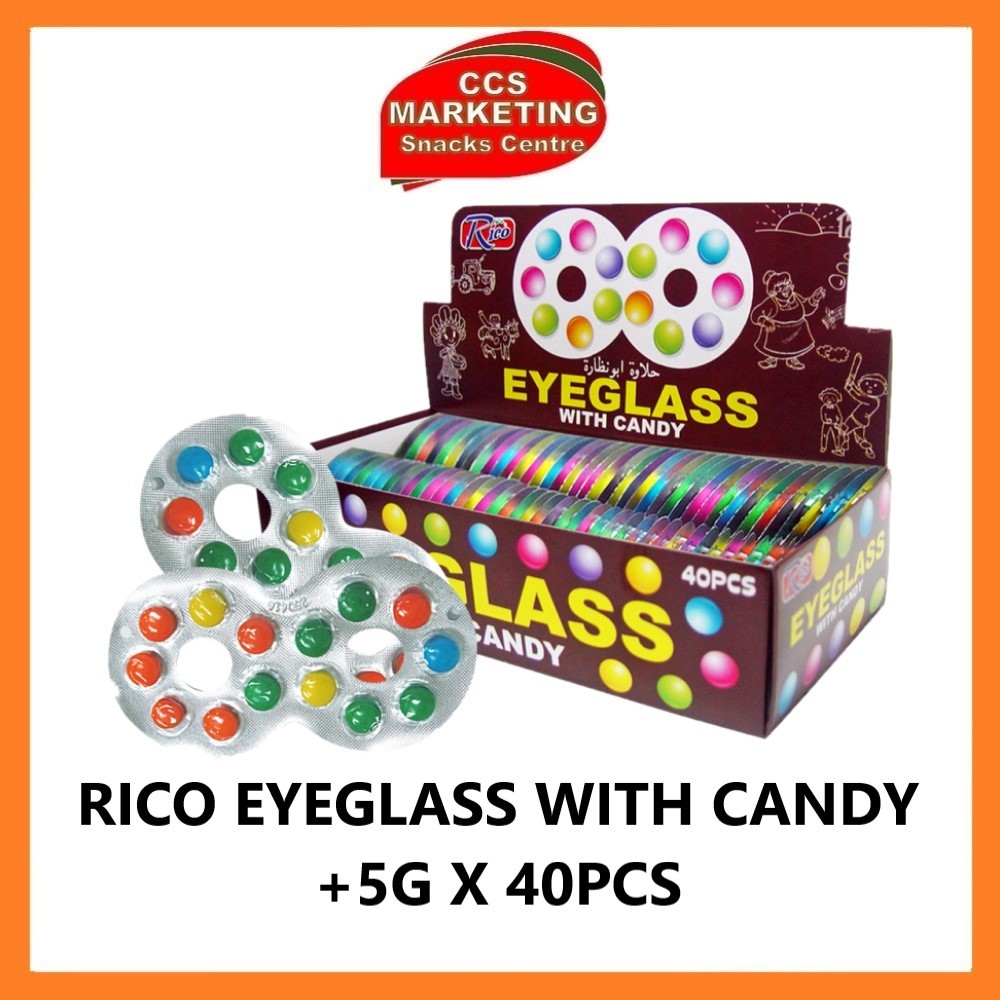 CCS Rico Eyeglass With Candy ( +5g x 40pcs ) | Shopee Malaysia