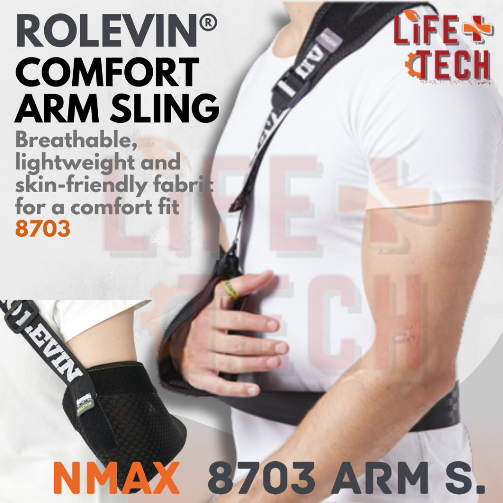ROLEVIN® 8703 Arm Sling Adjustable Upper Arm Fracture For Broken Arm and Elbow, Shoulder ...