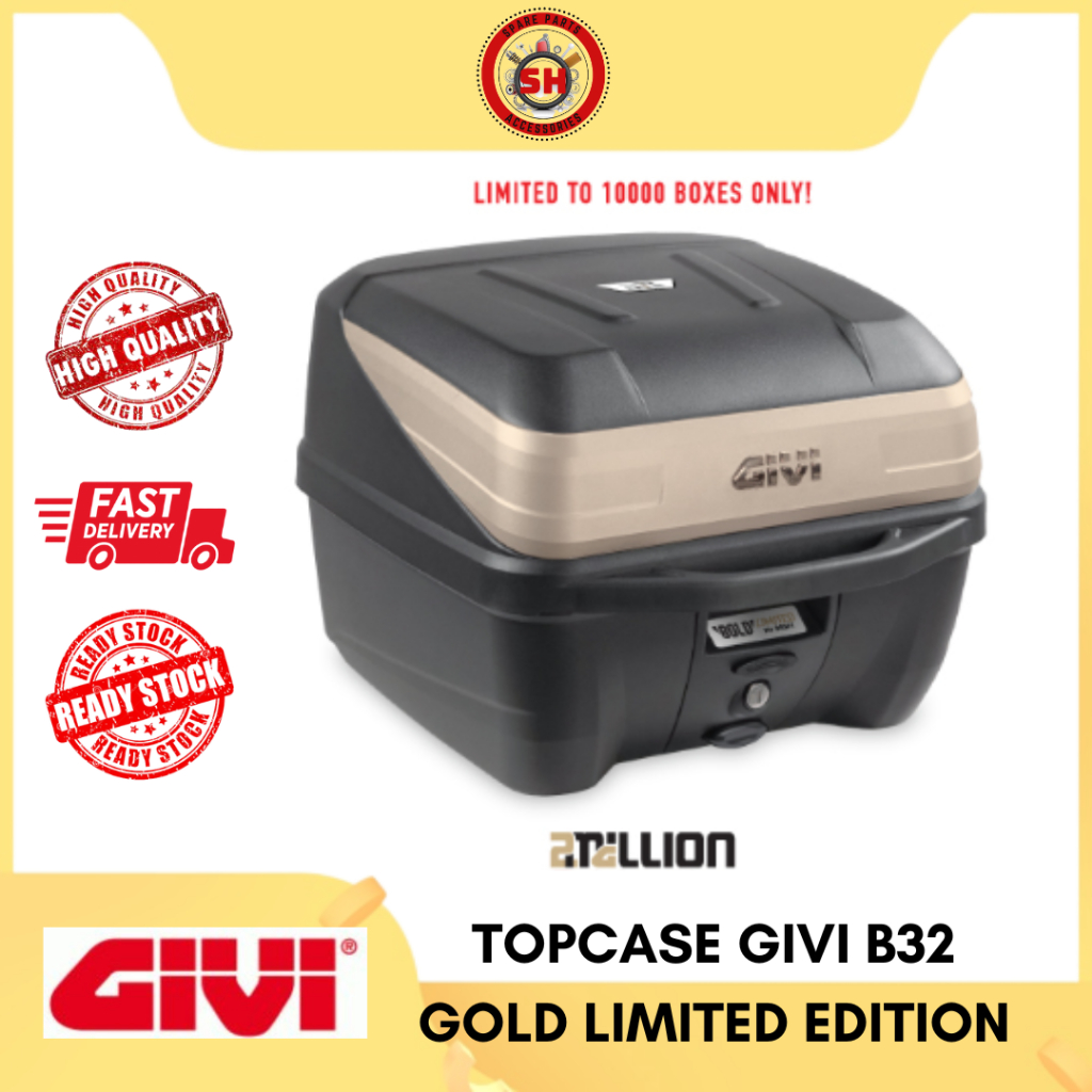 Top Case Box Givi Gold Limited Edition Top Box Givi B32 (Ready Stock ...