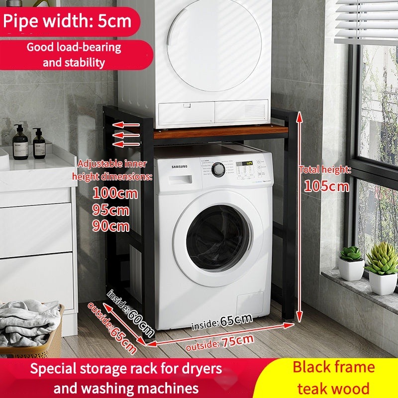 Folding Rack Customizable Drum Washing Machine Storage Rack Dryer ...