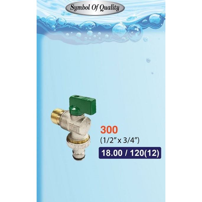 VIP Water Bib Tap Faucet washing machine kepala pipe tape 水龙头 VIP300 ...