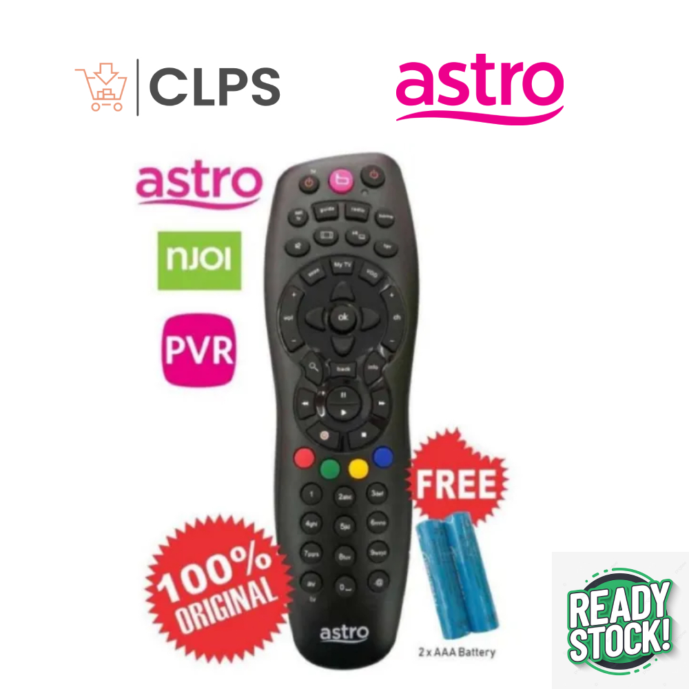 ASTRO BEYOND PVR REMOTE CONTROL 100% ORIGINAL PVR RECORD FUNCTION ALAT ...