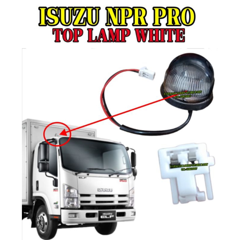 CABIN TOP ROOF LAMP UNIVERSAL TRUCK USE ISUZU NPR PRO USE MIXER TRUCK ...