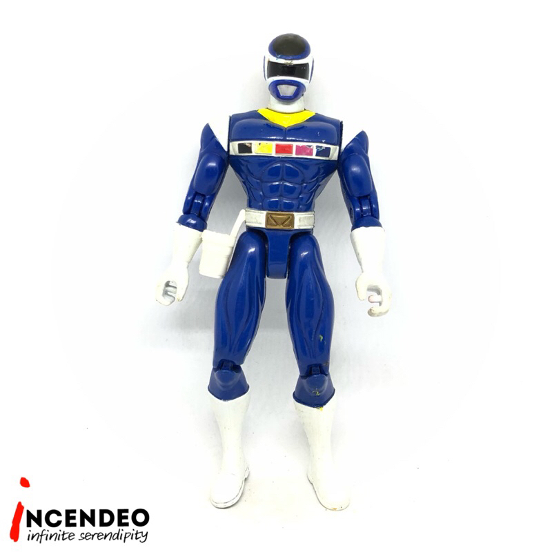Bandai Mighty Morphin Power Rangers Space Blue Ranger Action Figure Toy ...