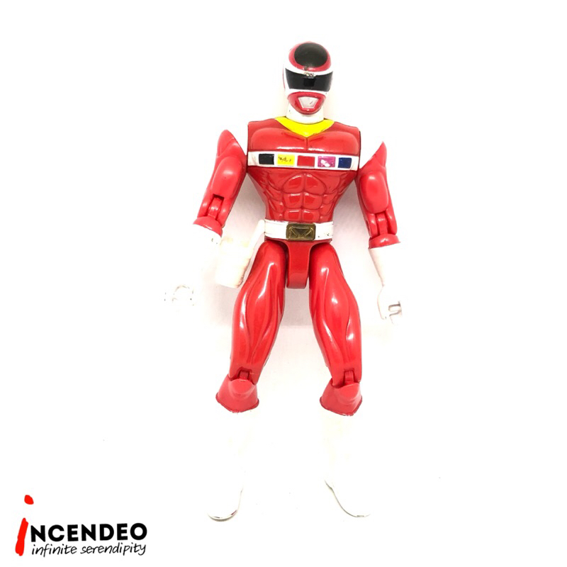 Bandai Mighty Morphin Power Rangers Space Red Ranger Action Figure Toy ...