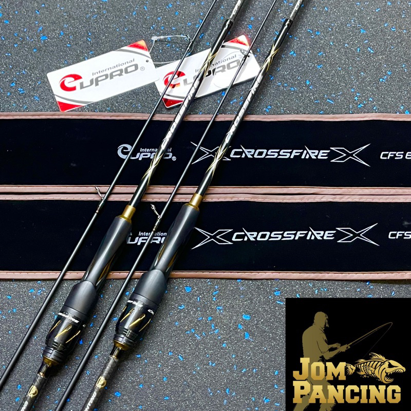 【Jom Pancing】EUPRO CROSSFIRE X UL ULTRA LIGHT SPINNING FISHING ROD,Joran Mancing Ikan Udang ...