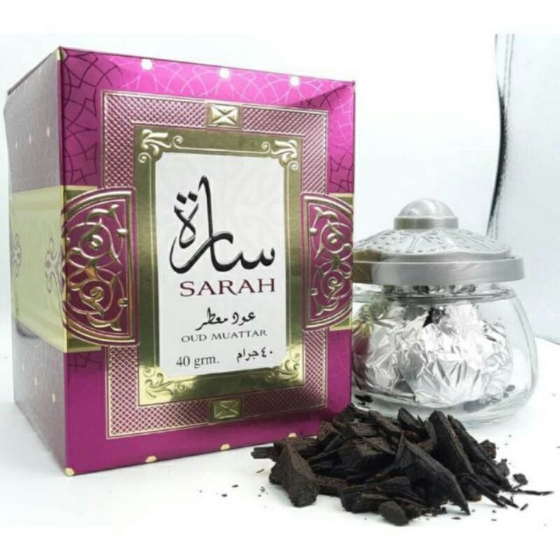 Bukhoor Sarah Oud Muattar 40g original from U.A.E by Suroori | Shopee ...