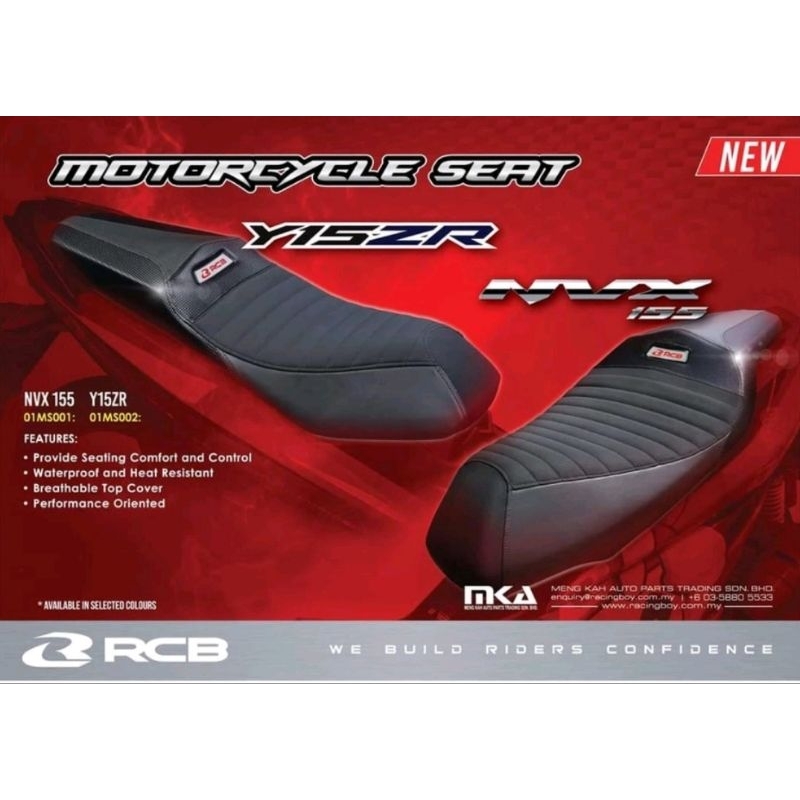 RCB Racing Boy Yamaha NVX V1 Y15ZR Nmax v1 Racing Comfort Seat | Shopee ...