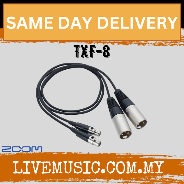Zoom TXF-8 TA3 to XLR Cable (TXF8 / TXF 8) | Shopee Malaysia