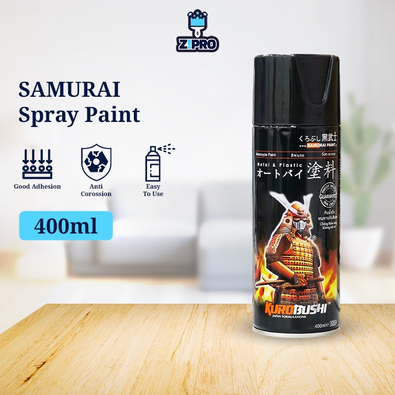 SAMURAI Standard Colours Spray Paint / Spray Paint (400ML) Colour Paint ...