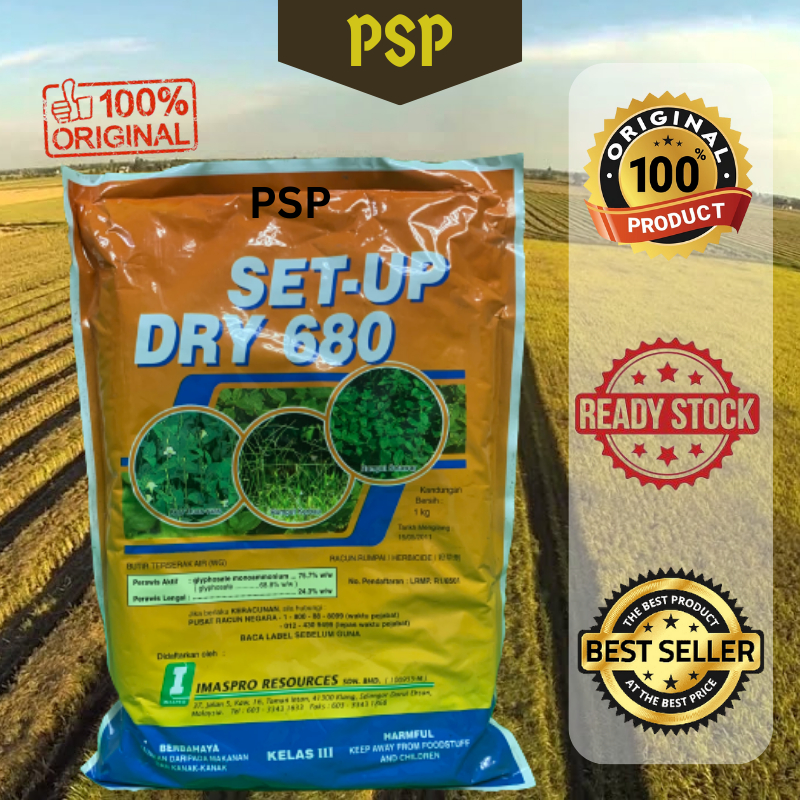 SET UP DRY 680 1KG RACUN RUMPAI / HERBICIDE / AKAR RUAS RUAS / RUMPAI ...