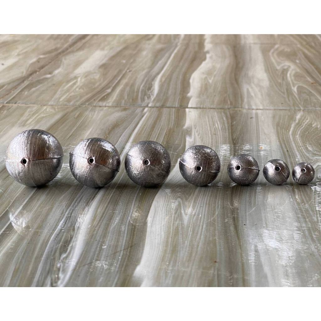 Round Sinker Lead 9g-168g Fishing Batu Ladung Bulat Bola Sea Bottom ...