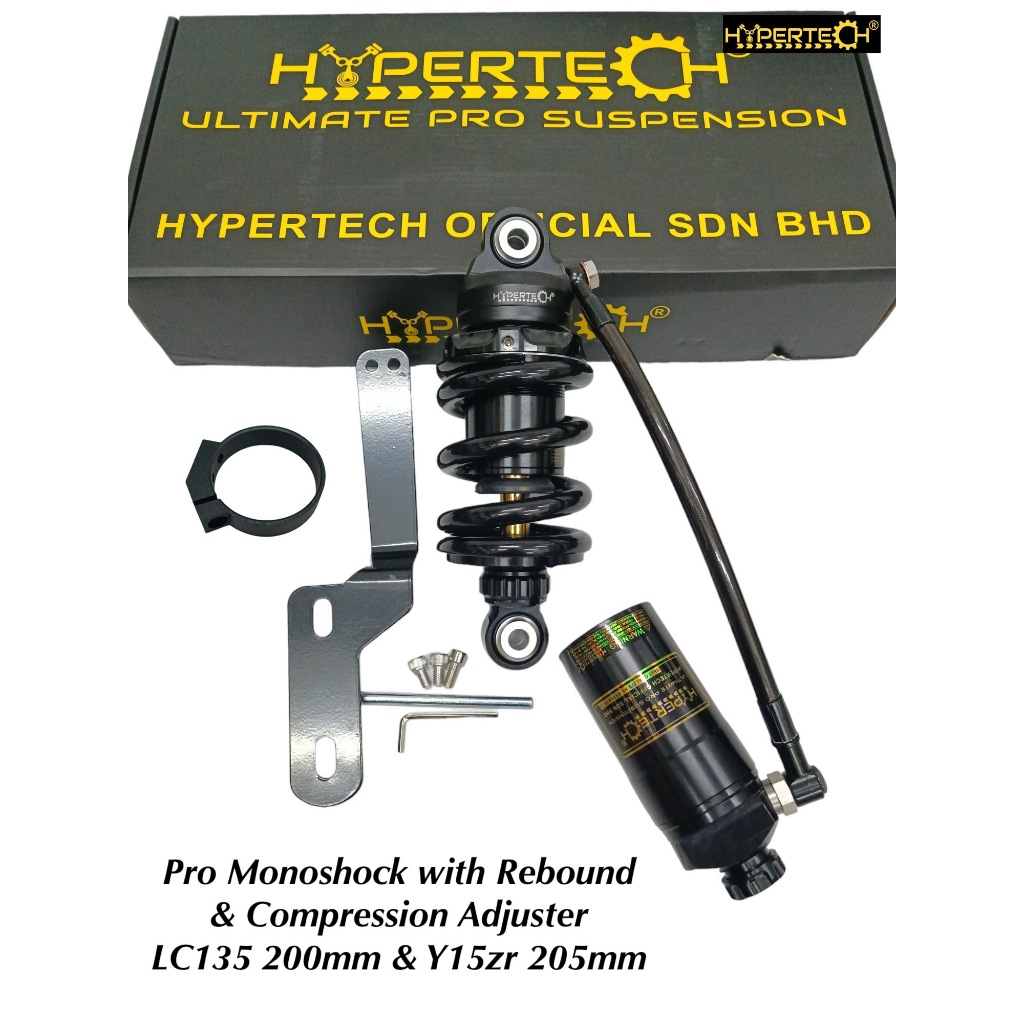HYPERTECH Ultimate Pro Monoshock With Compression Adjuster Tank Premium ...