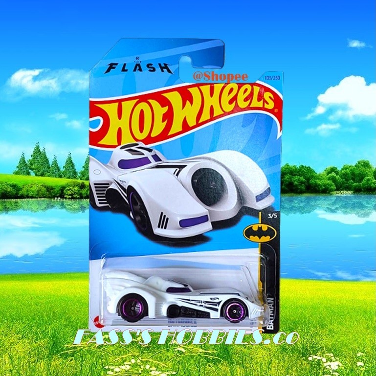 *M-A HOT WHEELS™ BATMOBILE BATMAN FLASH WHITE | Shopee Malaysia
