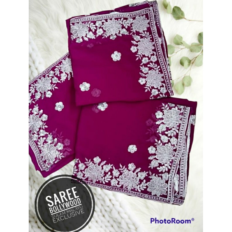 kain sari Bollywood bidang 45 "/3.5m | Shopee Malaysia