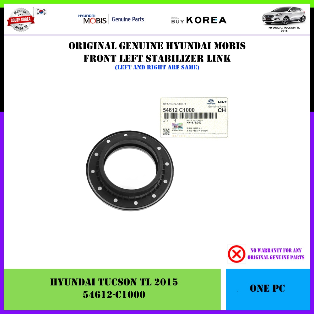 Hyundai Tucson TL 2016 Genuine Hyundai Mobis Strut Bearing (1 Pc) 54612 ...