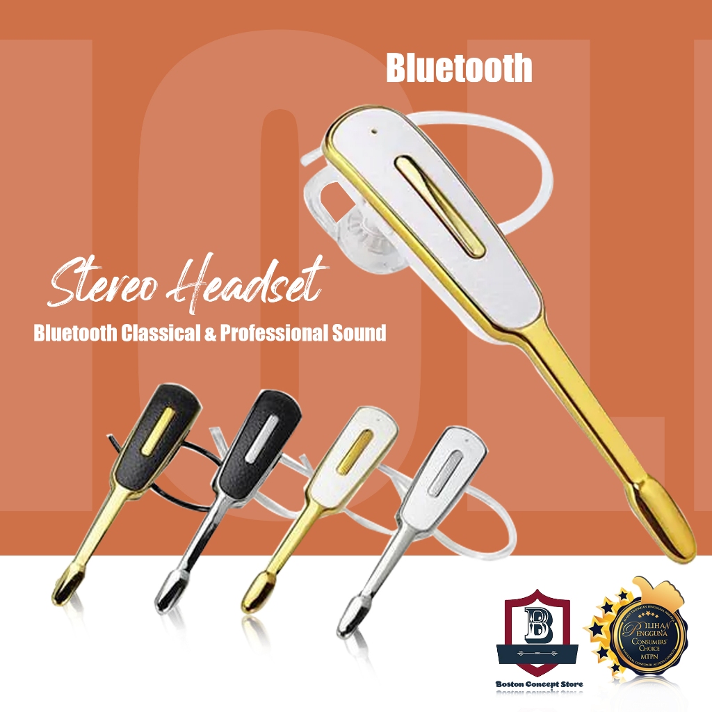 Stereo Headset Bluetooth Classical & Professional Sound | Shopee Malaysia