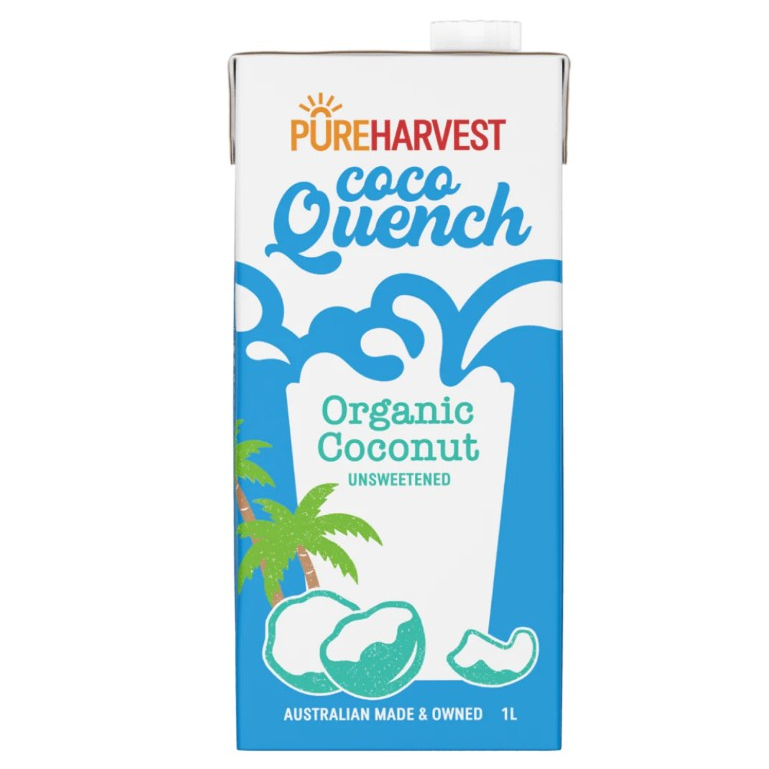 Pure Harvest Coco Quench, Organic Coconut Unsweetened Milk, 1Liter ...