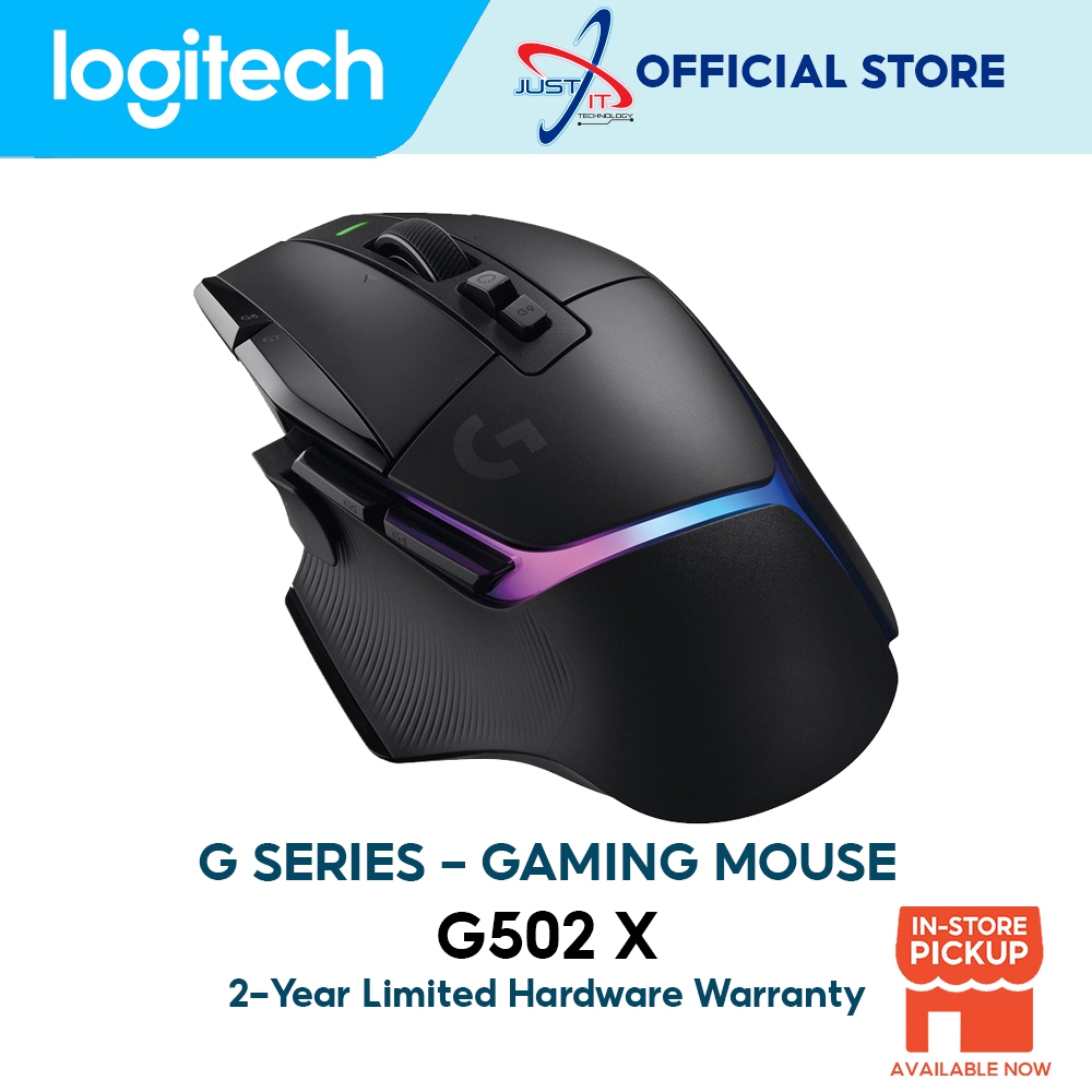 LOGITECH G502 X PLUS Wireless RGB Gaming Mouse (BLACK / WHITE) | Shopee Malaysia