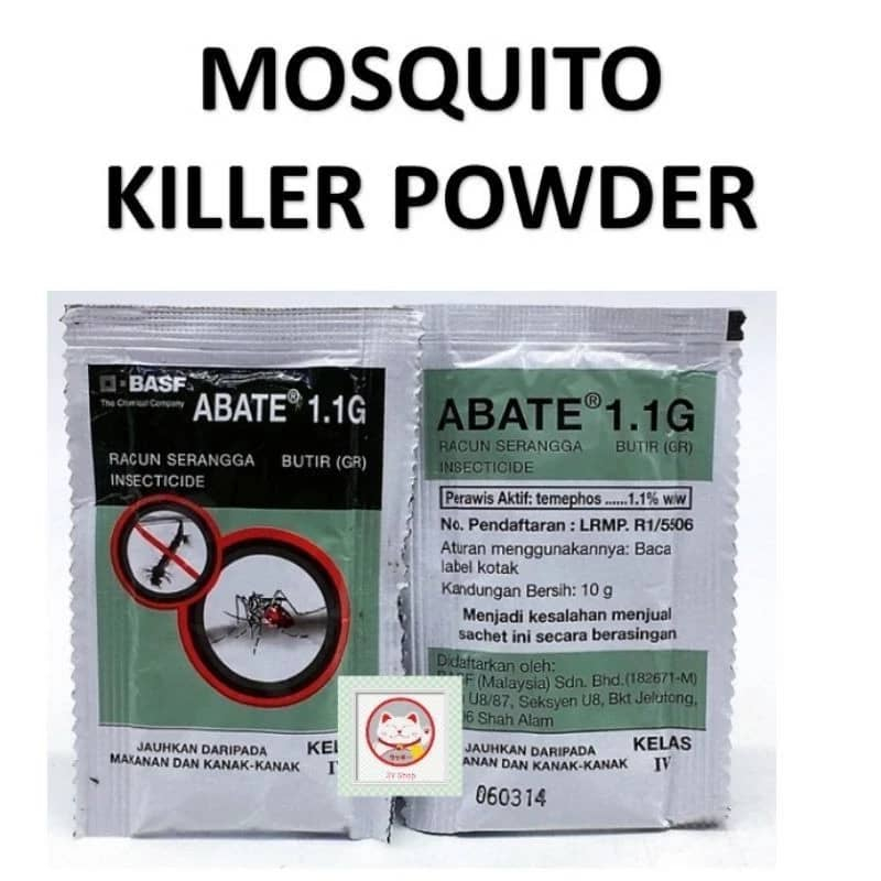 Mosquito Killer Powder/ serbuk nyamuk Aedes 10g 1 packet | Shopee Malaysia