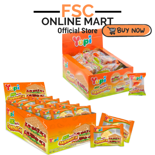 [FSC] Yupi Sandwich Gummy (Mini/BIG) 7.5gm/24gm (OUTER) | Shopee Malaysia