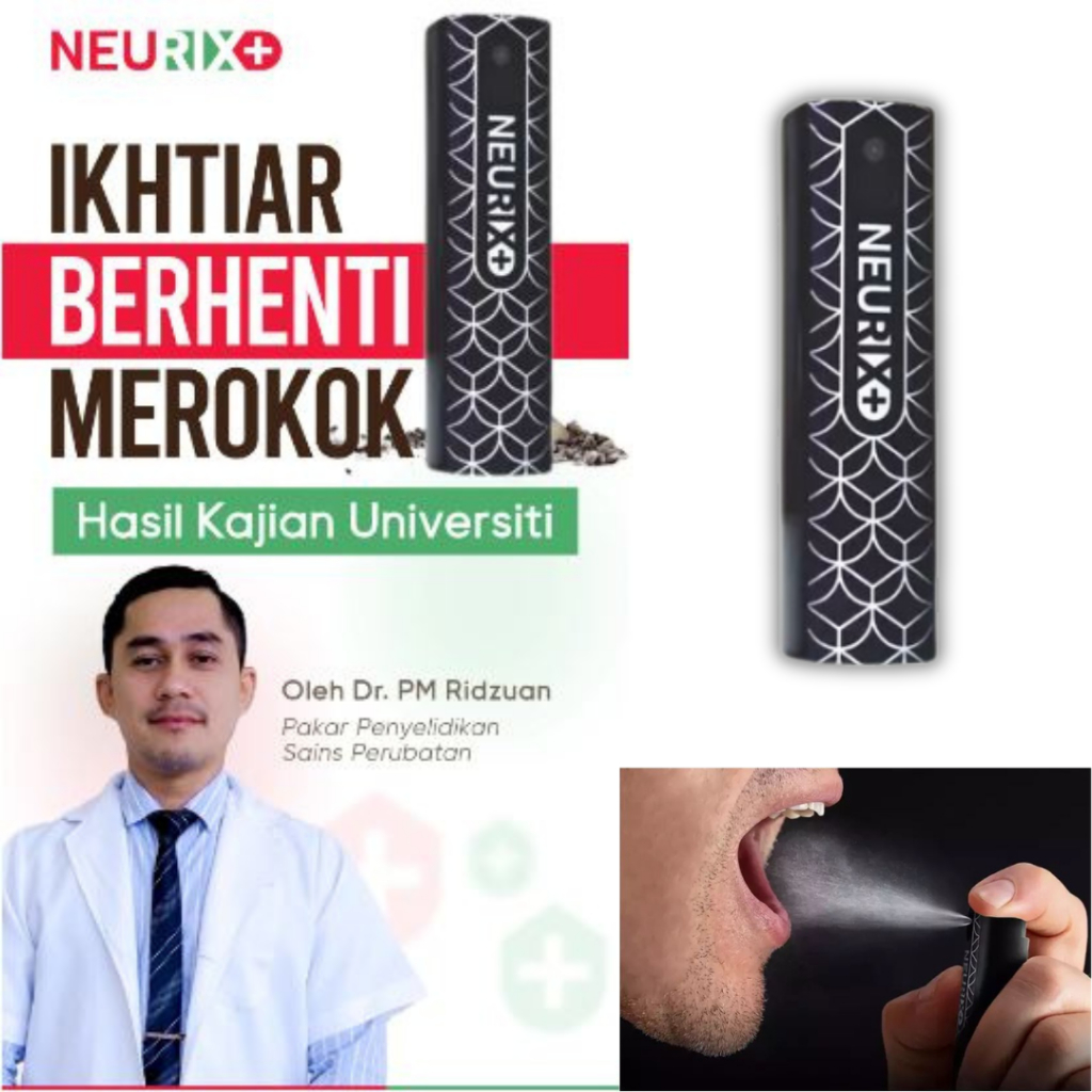 Neurix+ Bantu Berhenti Merokok Produk Hasil Kajian Universiti | Shopee ...