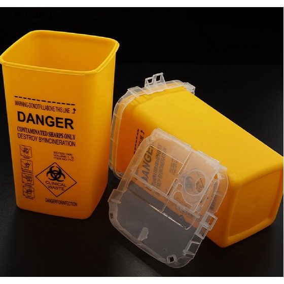 PLASTIC SHARP CONTAINER 1 LITER | Shopee Malaysia