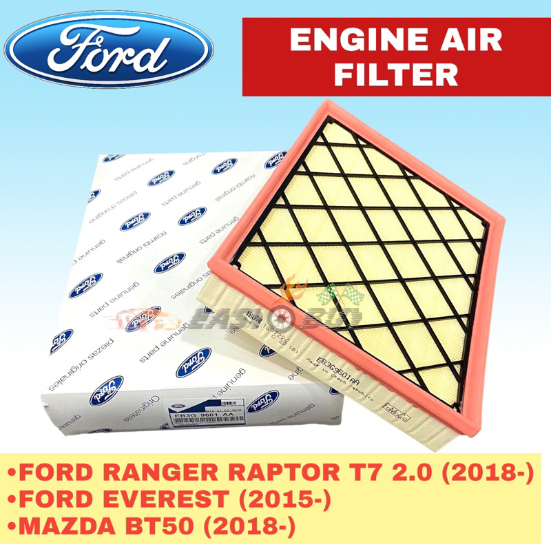 100% Original Ford Engine Air Filter - Ford Ranger Raptor T7 2.0 2018 ...