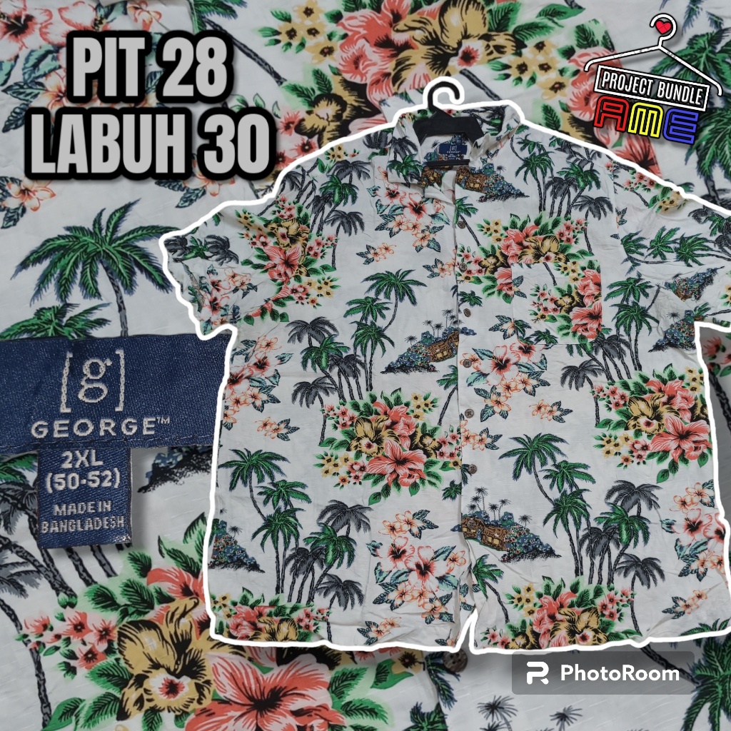 Kemeja Shirt Bigsize Oversize 3XL (Pit 28 Ukuran Dada 56 inch) | Shopee ...