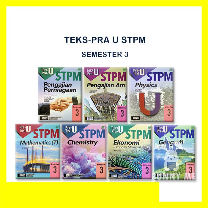 [bunny] 2023 Buku Rujukan Teks Pra U Stpm Semester 3 Sasbadi Shopee