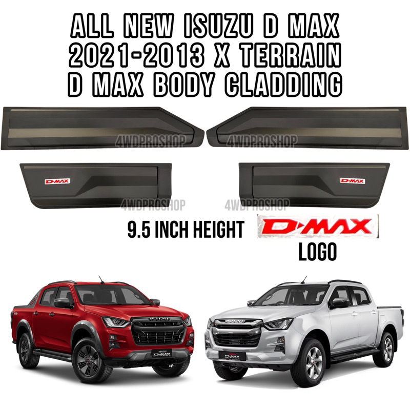 ISUZU D MAX X TERRAIN 2021 2022 2023 Side door panel cover body ...