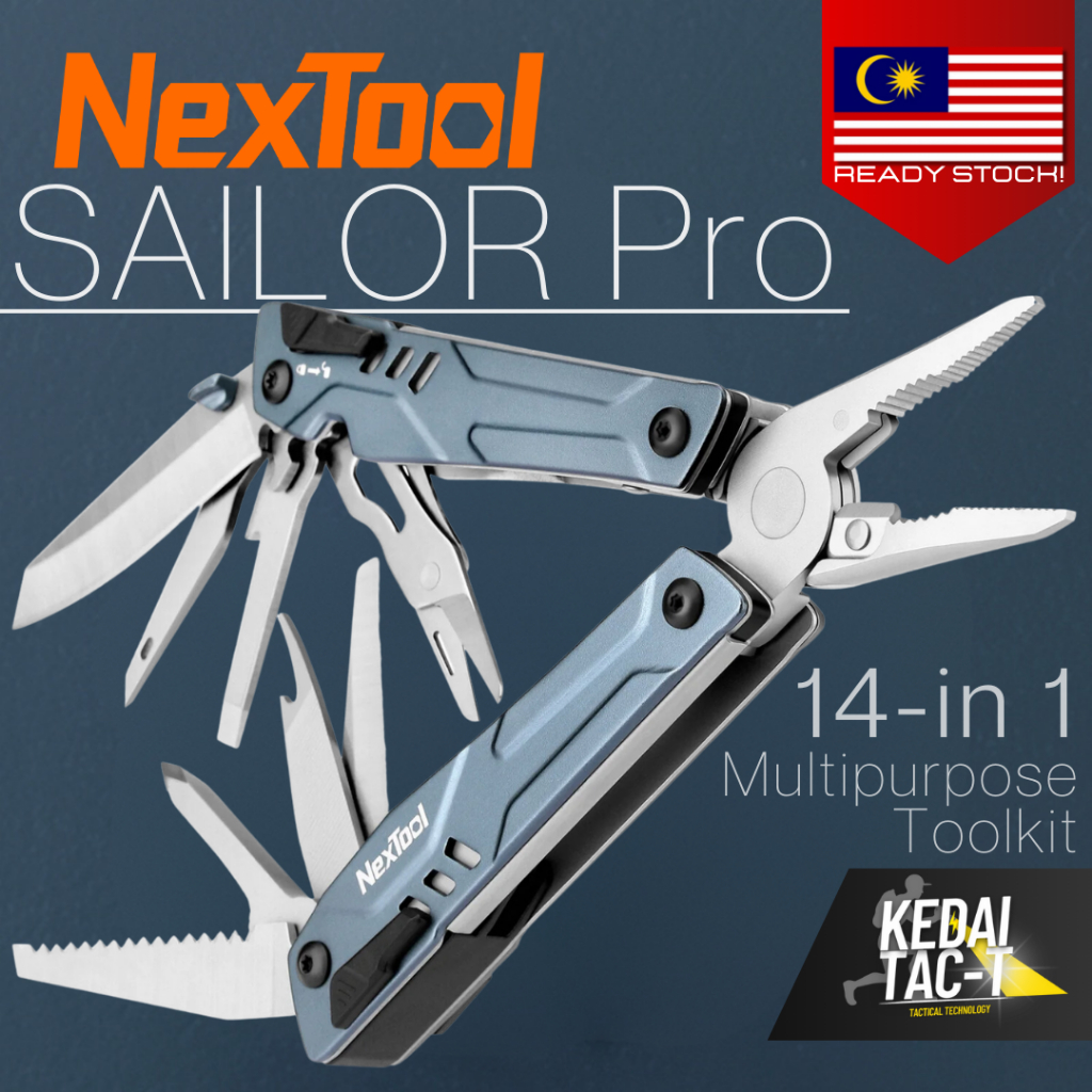 NEXTOOL Sailor Pro - 14-in-1 EDC Multitool Pliers NE20102 - ORIGINAL ...