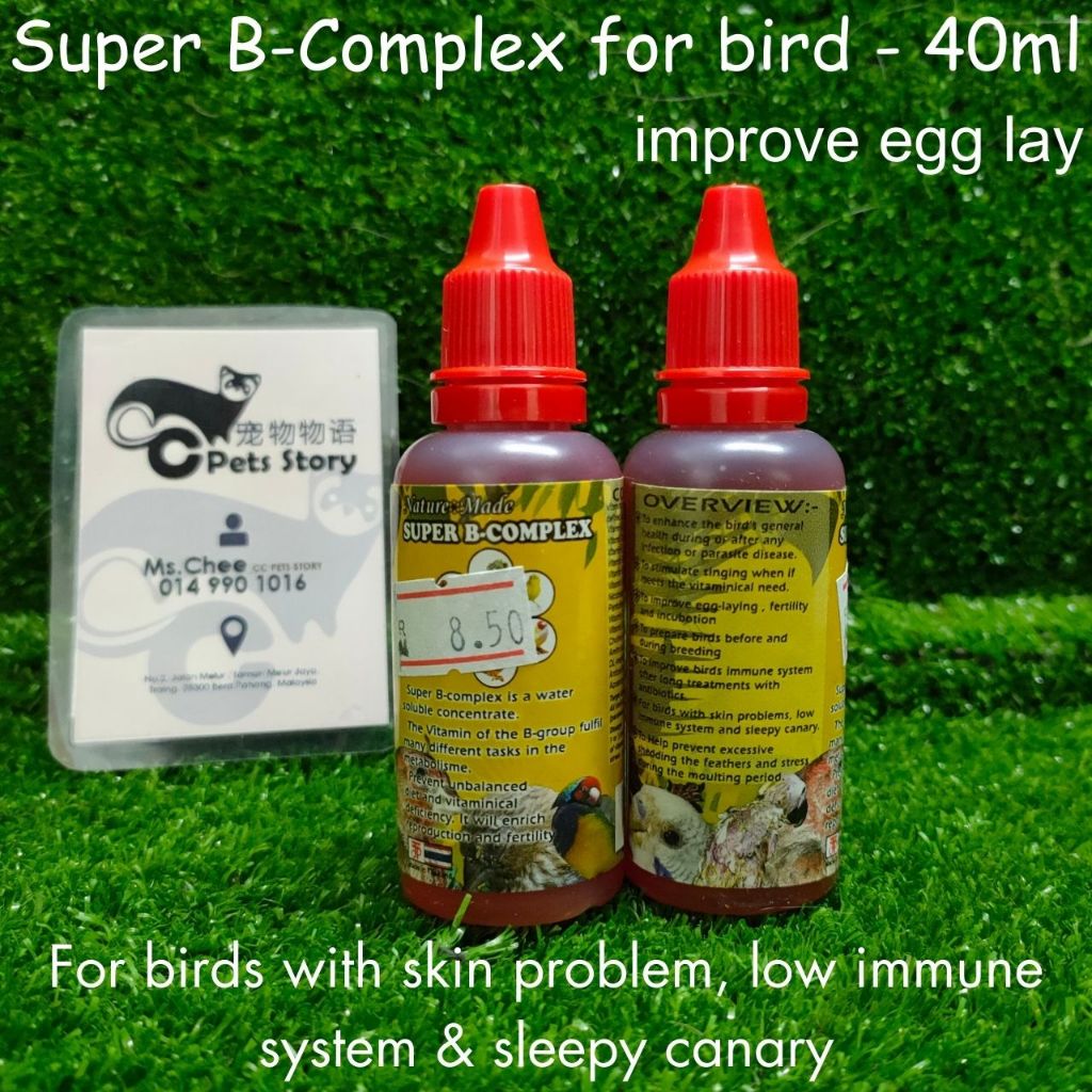 CC Pets Story Ready Stock | Nature Made Super B - complex Bird Burung ...