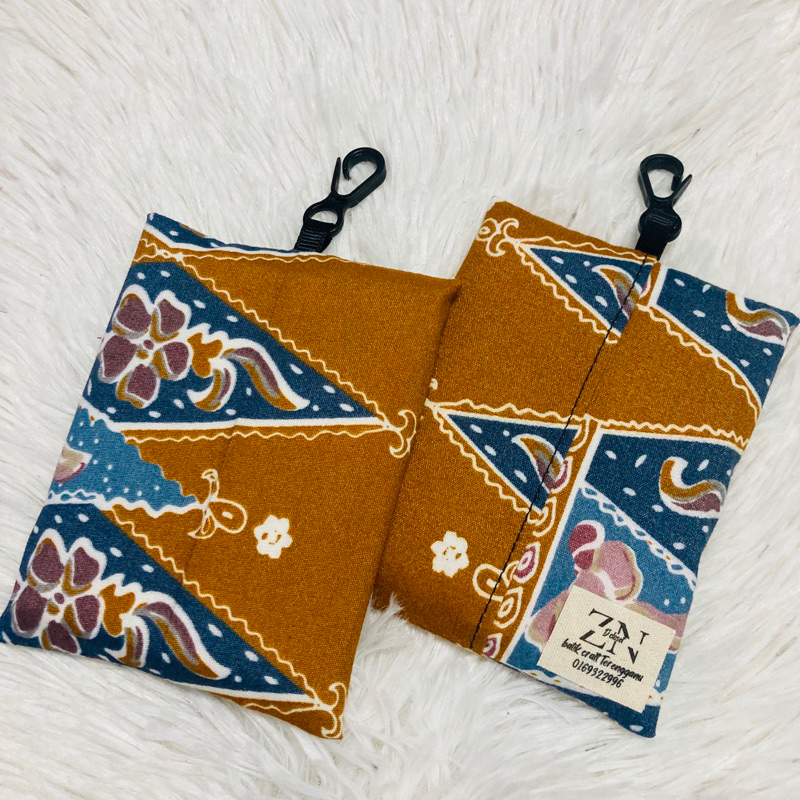(READY STOK) pocket tissue batik /doorgift beg/ kraft batik ...