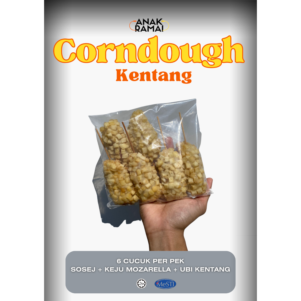 PEK BERBALOI (CORNDOUGH KENTANG HALAL) ANAK RAMAI | Shopee Malaysia