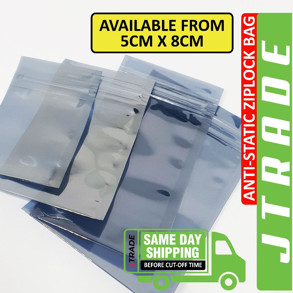 Anti Static Zip Lock Bag Translucent Zip Lock Bag Resealable Bag ...