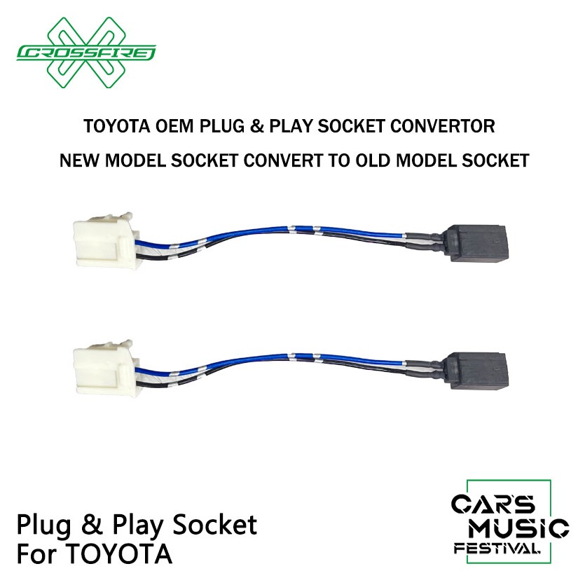 Toyota New Model Socket Convertor To Old Model Socket For Toyota OEM ...