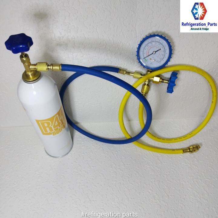 CZ R410a gas botol penghawa dingin set 冷气机外机进气体 gas air-conditioner ...