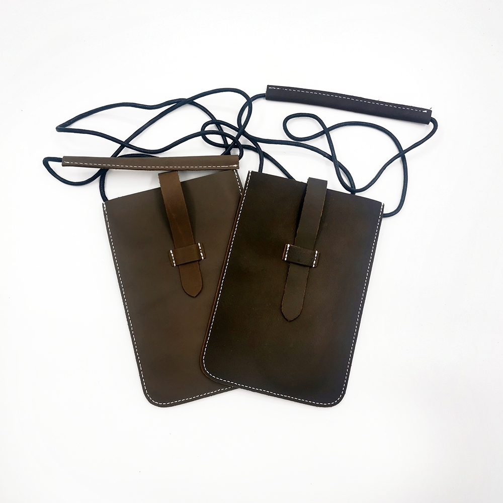 Genuine Leather Handphone/Crossbody Bag | Shopee Malaysia