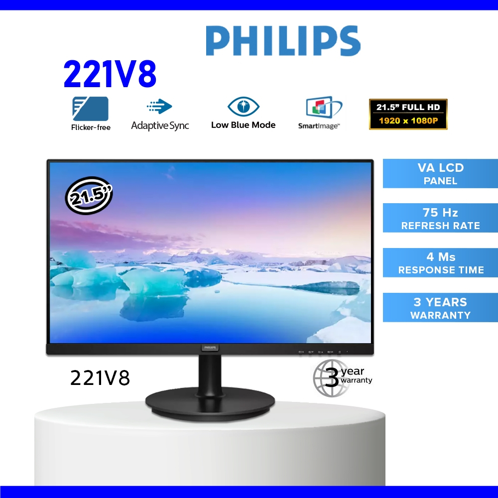 PHILIPS 241V8 221V8 271V8 241V8LB 24E2N1/27E1N1 221V8 / 241V8LB LED ...