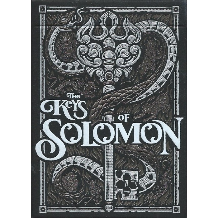 The Keys of Solomon: Silver Spirituum Playing Cards by Riffle Shuffle ...