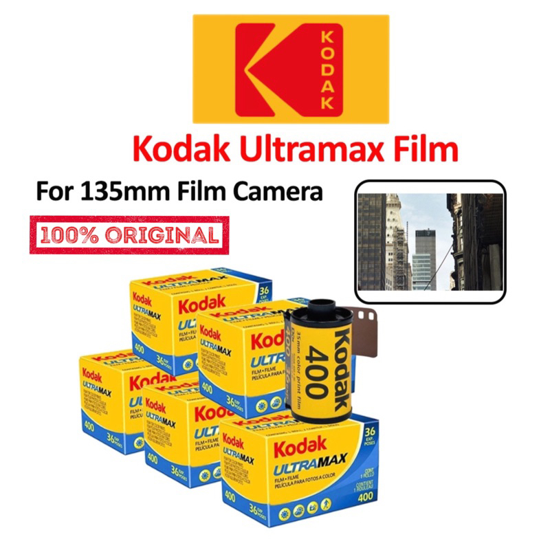 Kodak GC/UltraMax 400 Color Negative Film (35mm Roll Film, 36 Exposures) | Shopee Malaysia