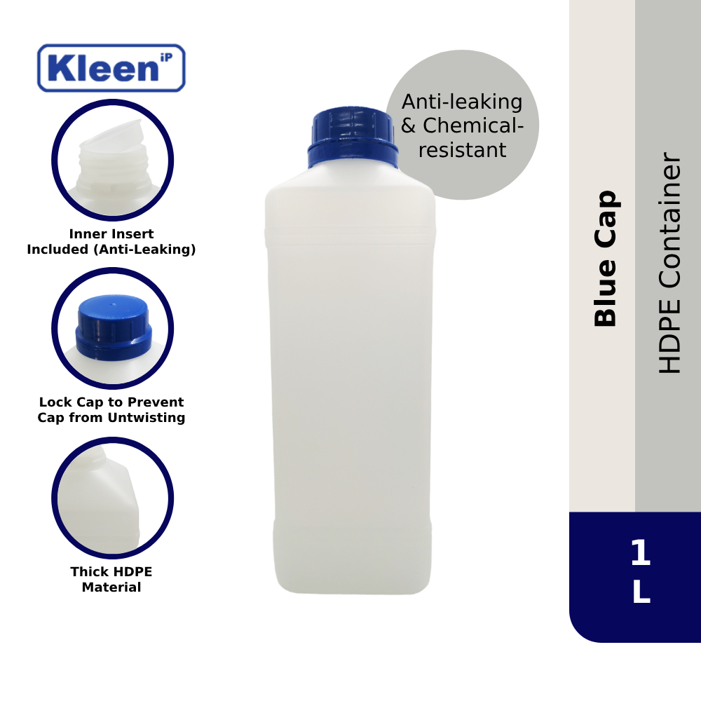 Kleen Multipurpose HDPE Jerry Can Container 1L (Anti-Leaking & Chemical ...