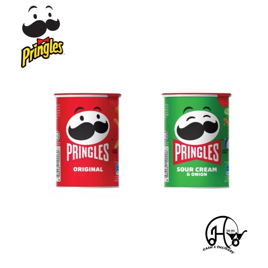 PRINGLES POTATO CRIPS CHIPS MINI CANISTER SNACK 42G HALAL | Shopee Malaysia