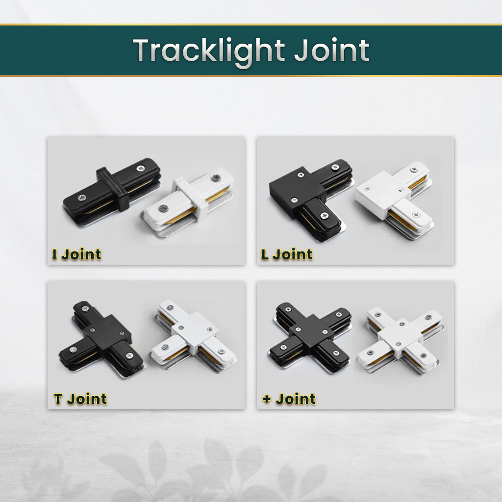 Track Light Joint Connector Tracklight Penyambung Ceiling Down Lights ...