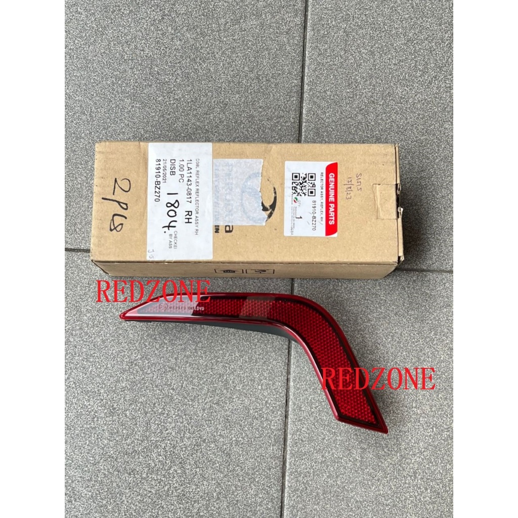 PERODUA ARUZ 2019 REAR BUMPER REFLECTOR / COVER MERAH NEW ORIGINAL ...