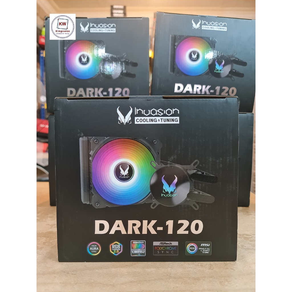 Invasion Dark 120 DX 240 AIO 120MM 240MM Liquid Cooler - For Desktop ...