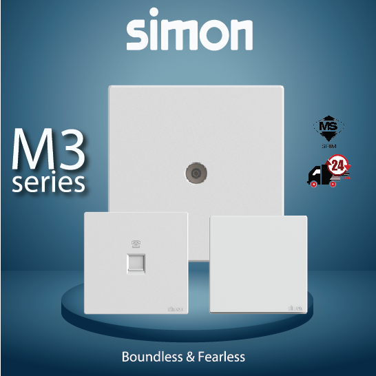 SIMON[European Brand] M3 Series White Switch / Switches & Socket Outlet ...