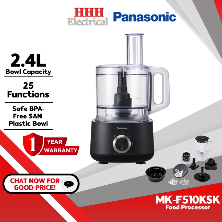 Panasonic MK-F510 Food Processor/ Pengisar Makanan MK-F510KSK 9 ...