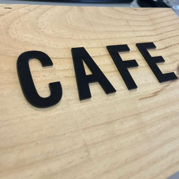 Acrylic Black Wording For Wall 2" height Wall Decoration BIG CAPITAL ...